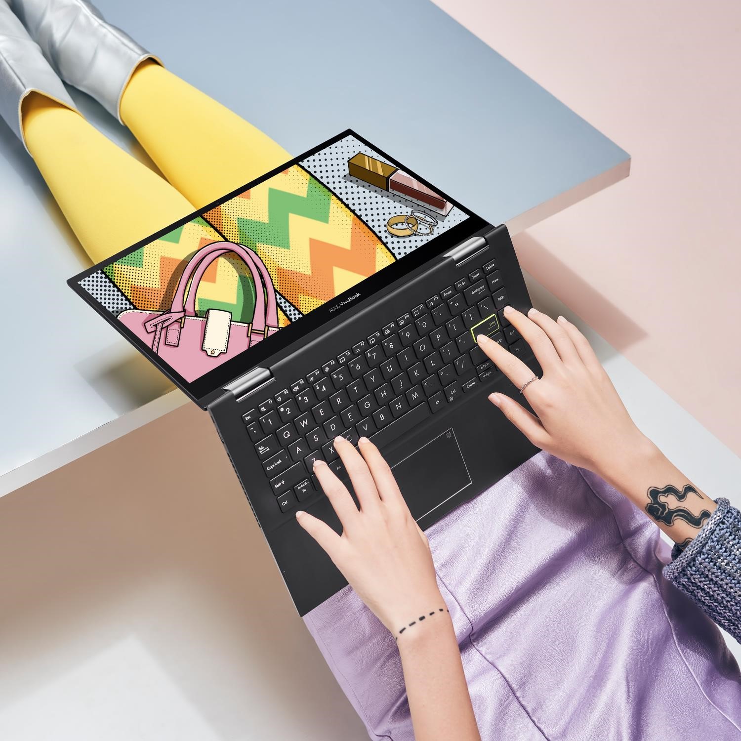 ASUS VivoBook Flip 14 (TP470) អានុភាពខ្លាំង អាចបត់បានដល់ទៅ ៣៦០ ដឺក្រេ ...