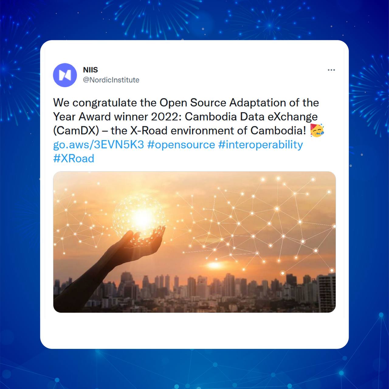 ថ្នាល CamDX របស់កម្ពុជា ត្រូវបានប្រកាសទទួលជ័យលាភី Open Source Adaptation of the Year ...