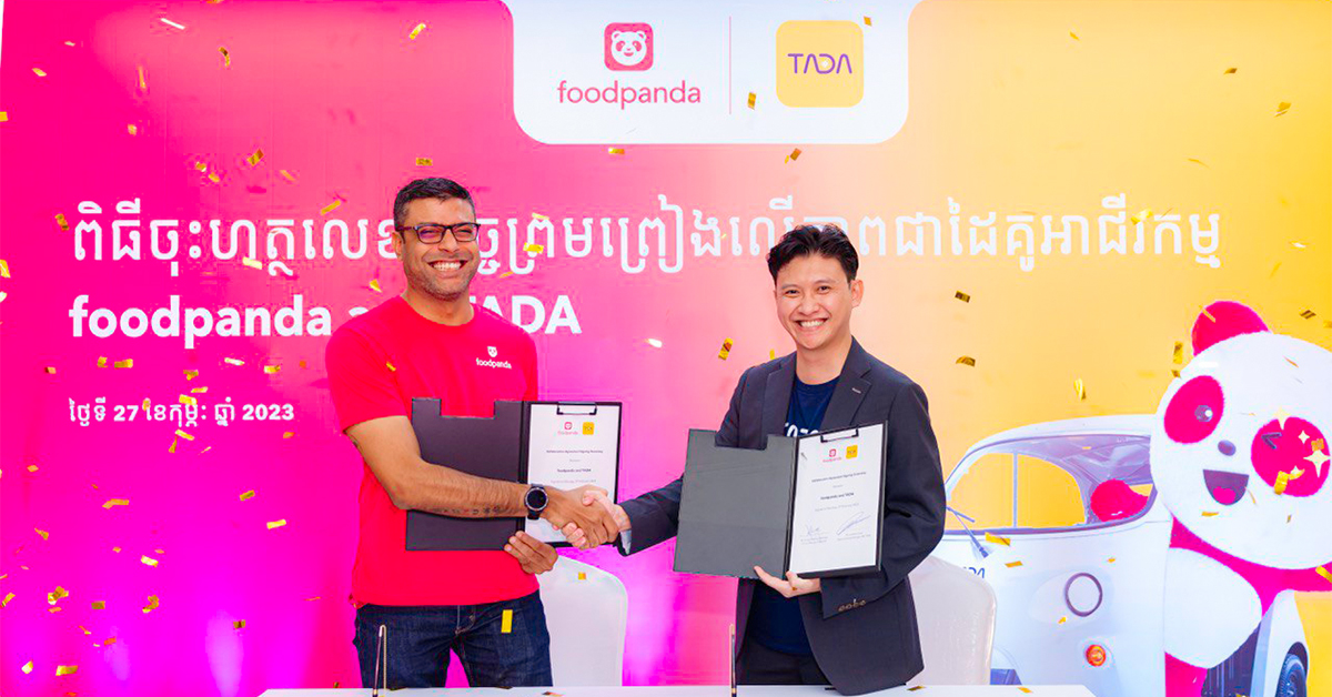ខ្លាំងជាងមុន!!! ក្រុមហ៊ុន foodpanda និង ក្រុមហ៊ុន TADA ...