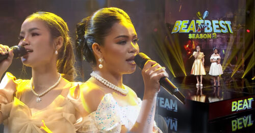 បេក្ខនារីសំនៀងរដឺនទាំងពីរប៉ះគ្នាក្នុងវគ្គ BEAT THE TEAM ...